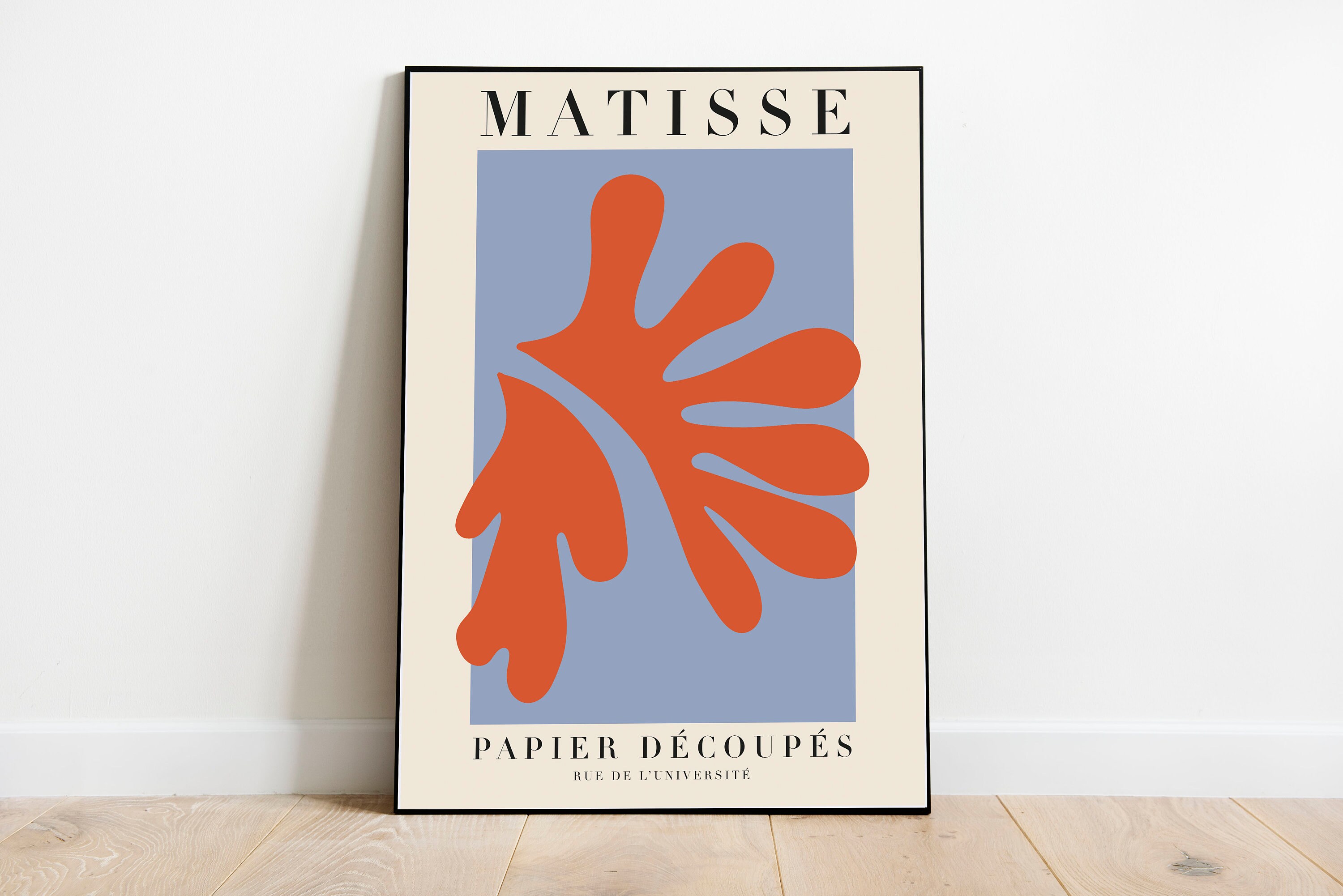 Matisse Cut Out Poster - Henri Matisse Exhibition Poster - Abstract ...