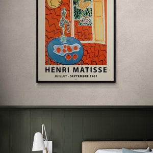 Henri Matisse - Red Interior, Still Life on a Blue Table - Paris ...