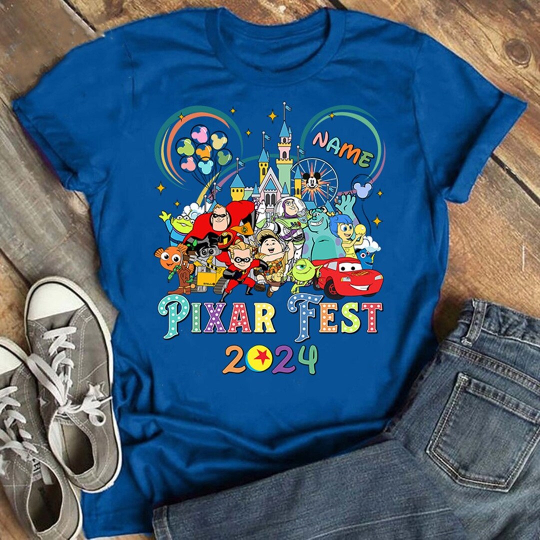 Personalized Disneyland Pixar Fest 2024 Shirts, Vintage Pixar Pier ...