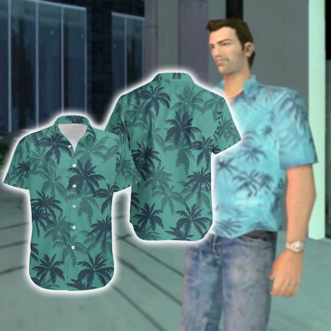 Tommy Vercetti Hawaii Shirt, Tommy Vercetti Tropical Hawaiian Shirt ...