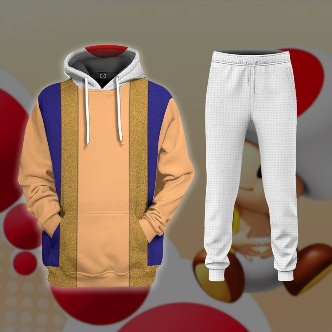 Toad Mario Halloween Costumes Hoodie Super Mario Bros Cosplay - Etsy