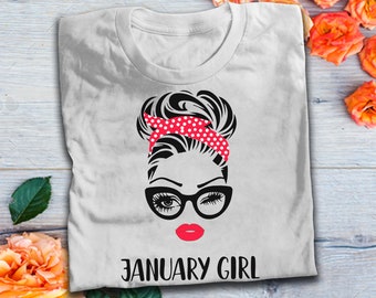 January Girl Shirt - Etsy