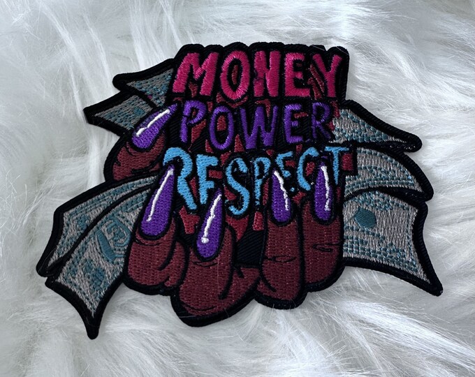 The Money, Power, Respect Iron-on Patches, Embroidered Patches - Free ...