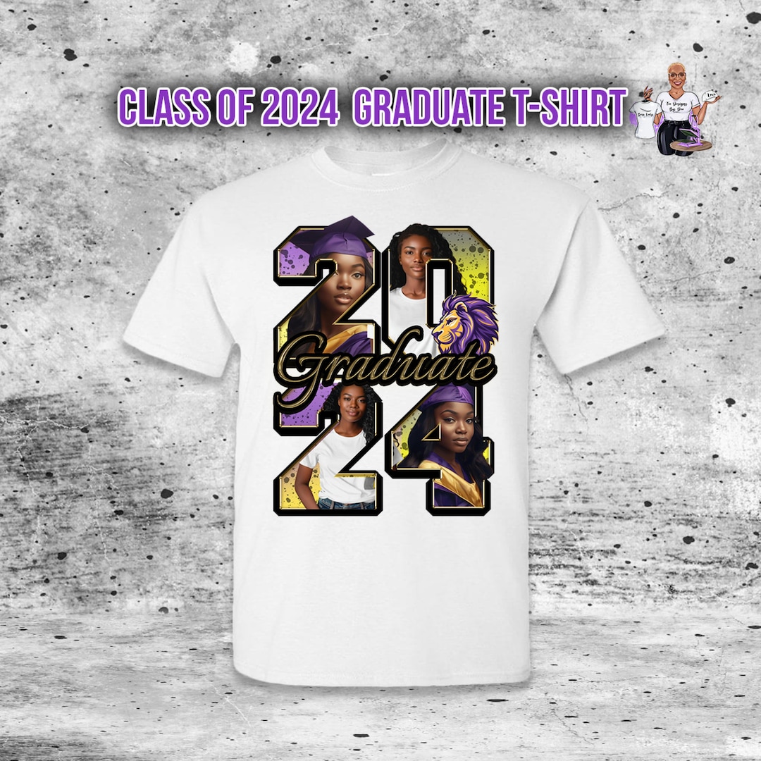 Custom Graduation Shirt, Class of 2024, High School Grade Crew Shirt ...