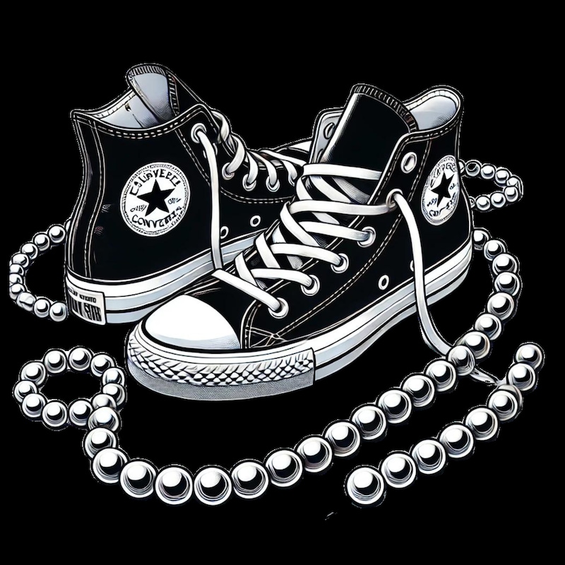 Cartoon Converse - Etsy