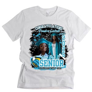 Canva Graduation T-shirt Template | Editable Senior Class Shirt | DIY ...