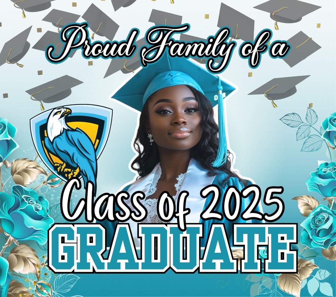 2025 Graduation Yard Sign Bundle | 4 Editable Canva Templates | DIY ...