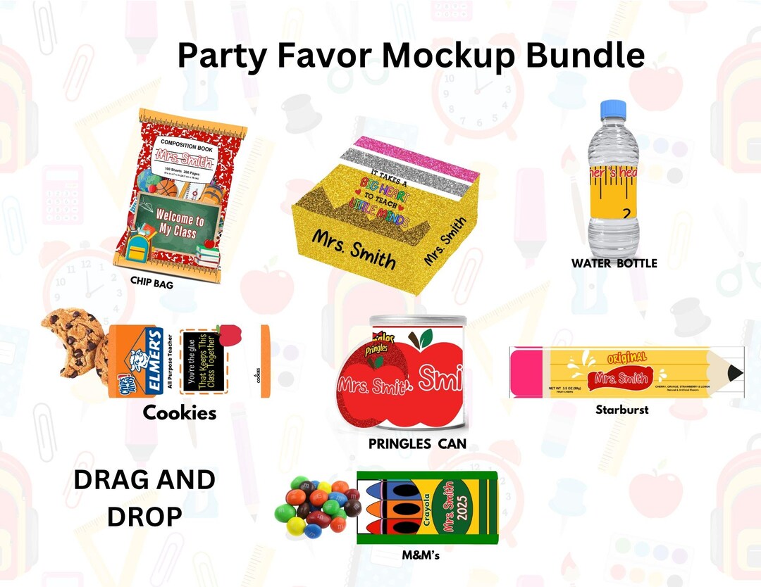 Editable Welcome to My Class Party Favor Bundle | Back to School ...