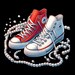 Red and White Chucks Pngs - Etsy