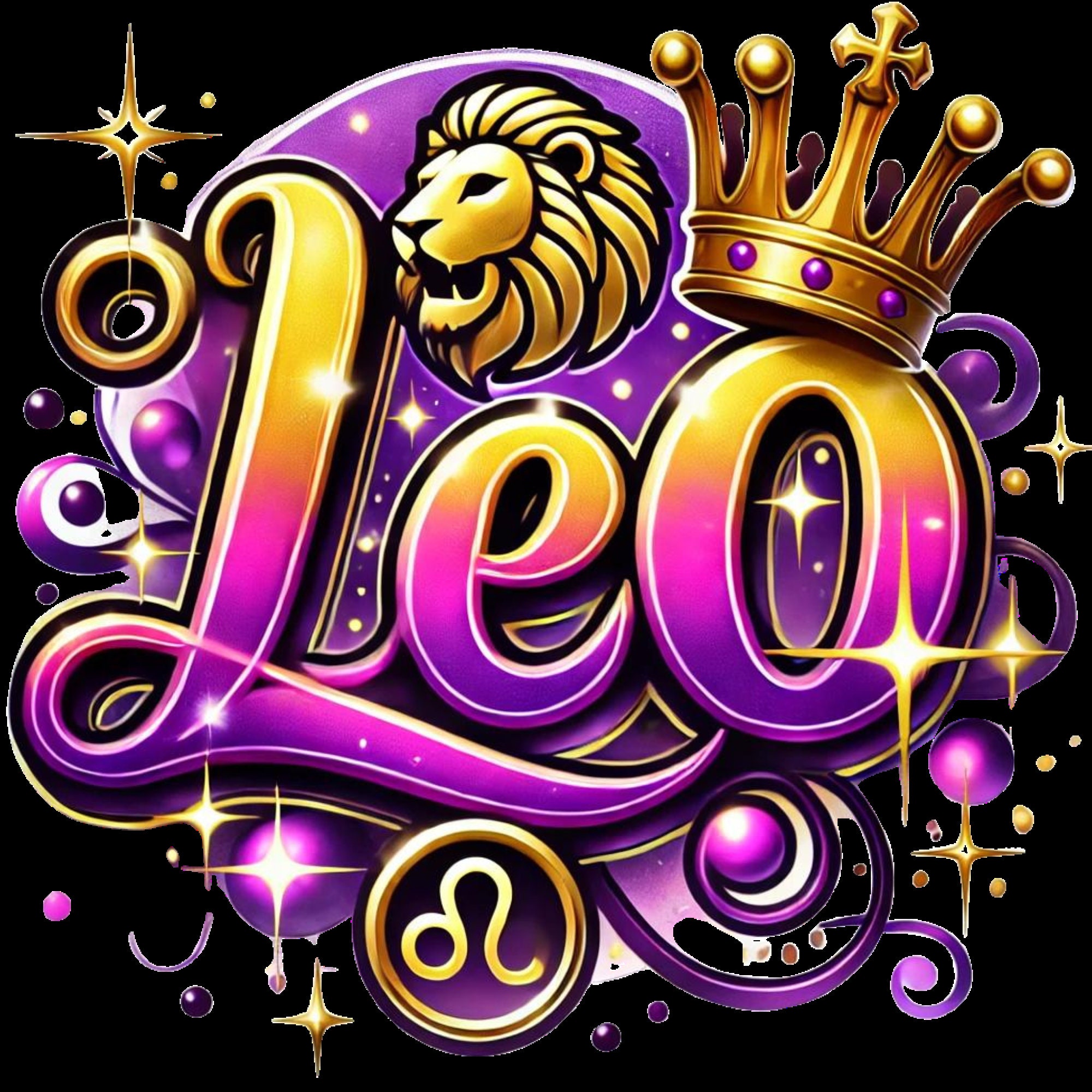 LEO Digital Design, ZODIAC, Digital, Astrology, Horoscope, Lion Symbol ...