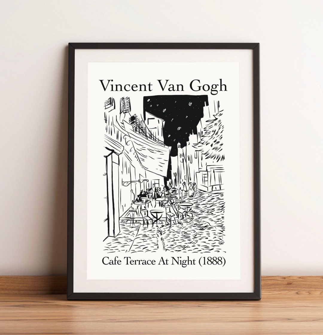 Café Terrace at Night * Vincent Van Gogh * Printable Art * Digital ...