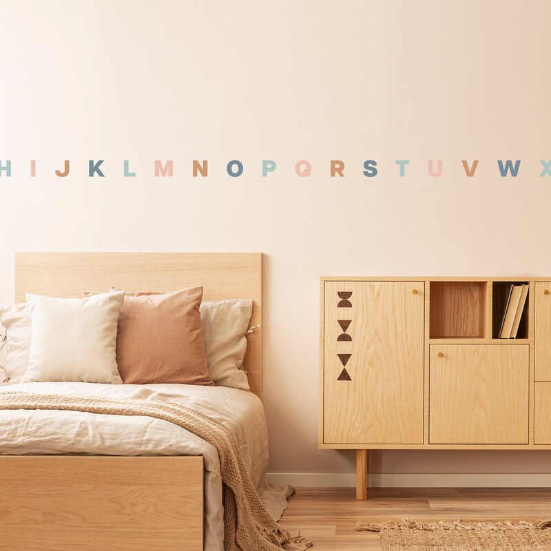 Alphabet Wall Decals - Etsy