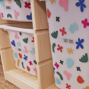 Trofast Stickers, Trofast Decal, Abstract Storage Decals, Storage Tub ...