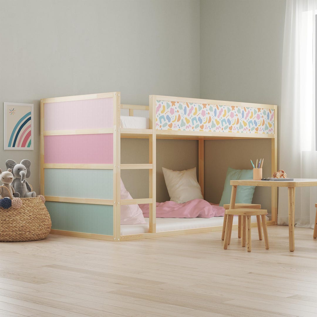 Abstract Shapes Kura Bed Stickers, Kura Bed Accessories, Gender Neutral ...