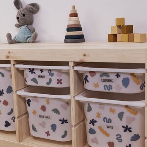 Trofast Stickers, Abstract Storage Decals, Mixed Shapes Decals, Storage ...