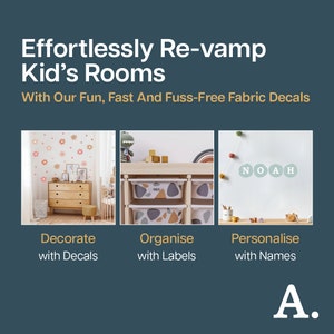 Clear Wardrobe Labels, Kids Dresser Labels, Minimalist Stickers ...