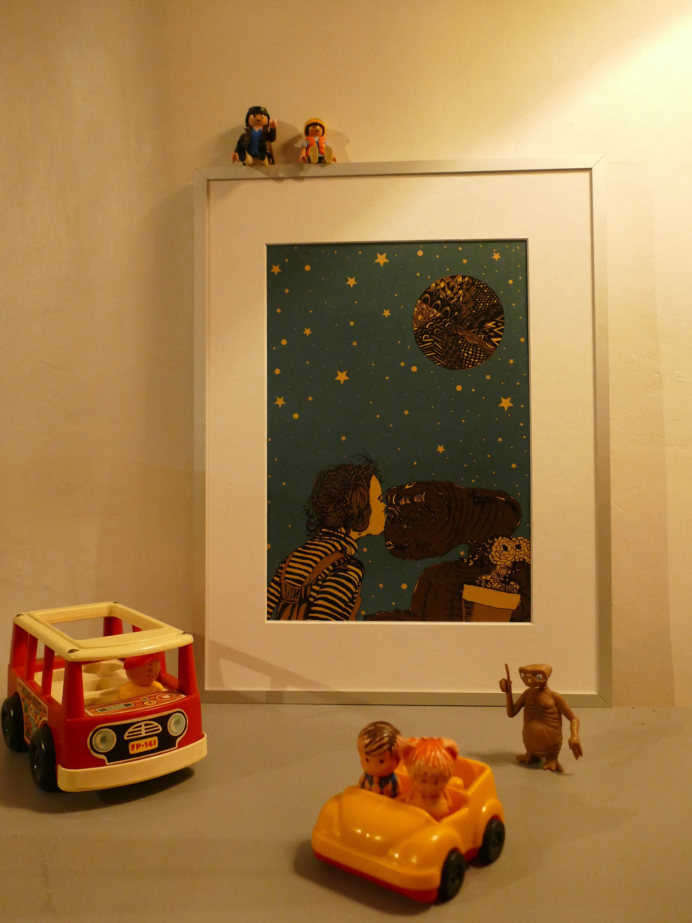 Print / Poster A4 AND the Extraterrestrial - Etsy