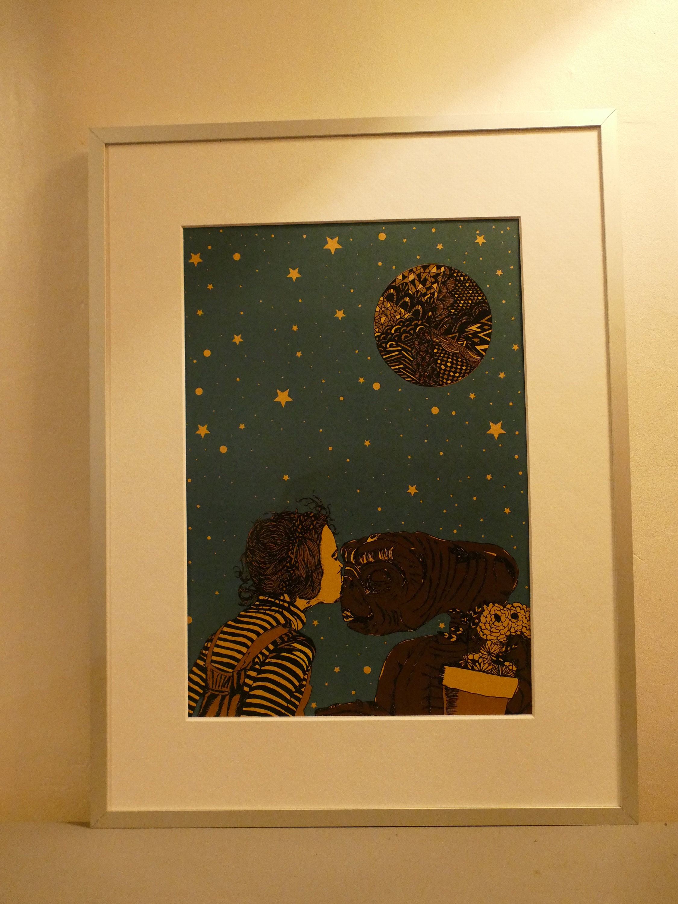 Print / Poster A4 AND the Extraterrestrial - Etsy