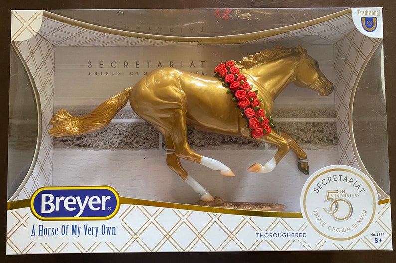 Secretariat Breyer Horse FULL SIZE 50th Anniversary 1973 - Etsy