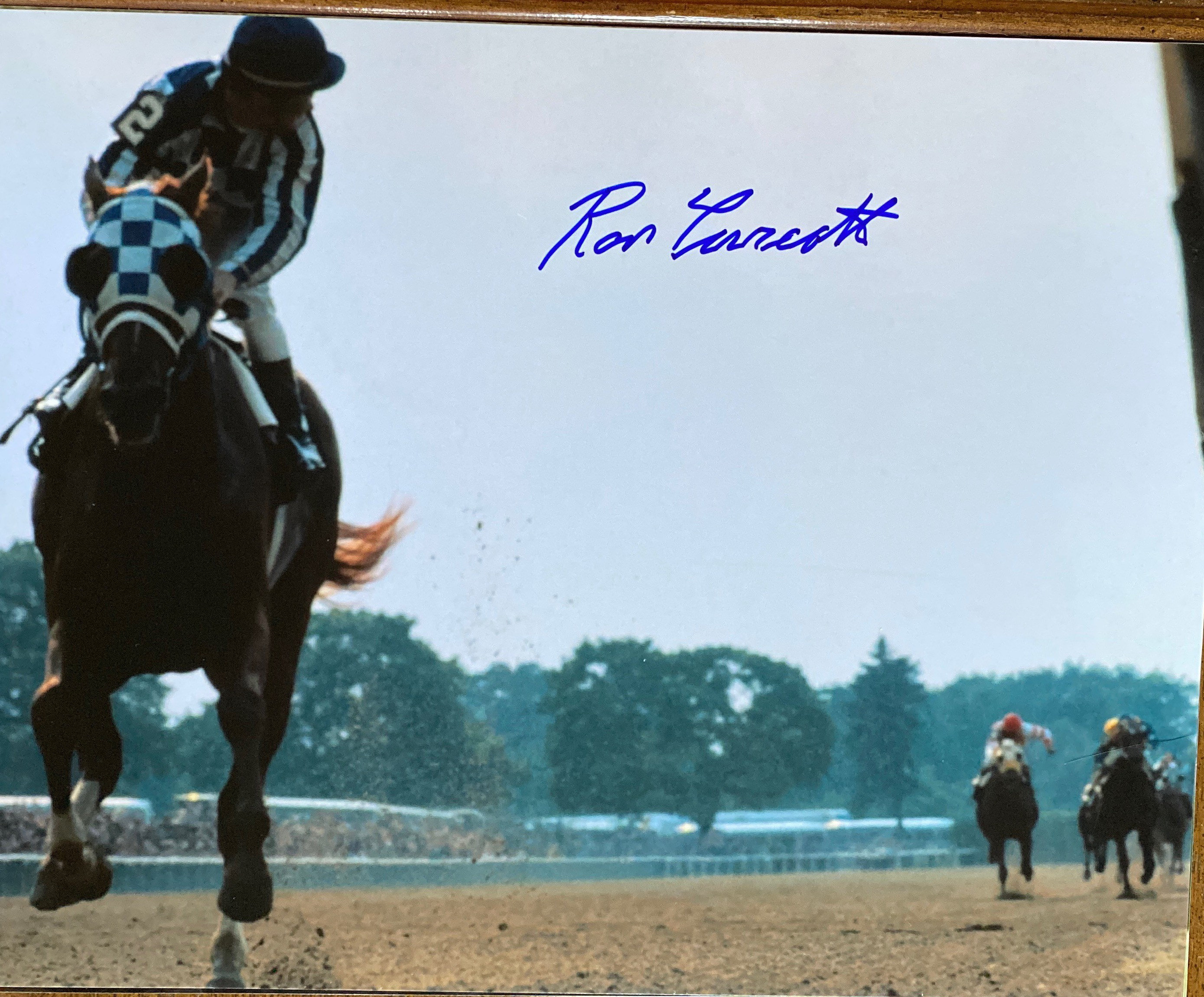 Secretariat signed Ron Turcotte BELMONT STAKES photograph | Etsy