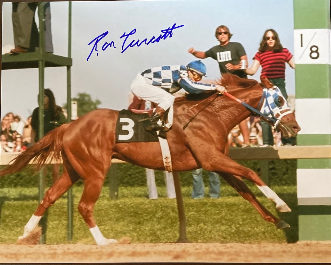 Secretariat Preakness Stakes 1973 Triple Crown Champion Signed Ron ...