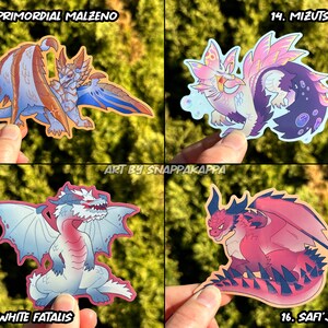 MONSTER HUNTER: Top 20 Stickers - Etsy