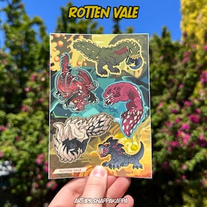 MONSTER HUNTER: World Biome Sticker Sheets - Etsy