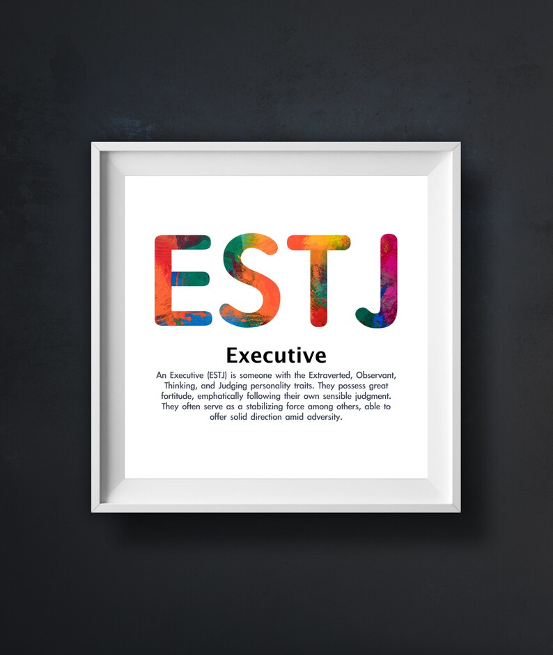 ESTJ, 16 Personality Types Qoutes, Inspirational Quotes, Wall Prints ...