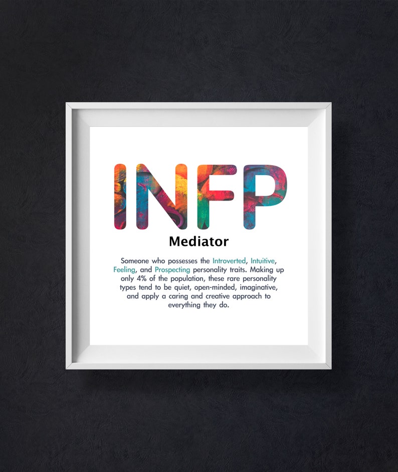 INFP 16 Personality Types Qoutes Inspirational Quotes Wall - Etsy