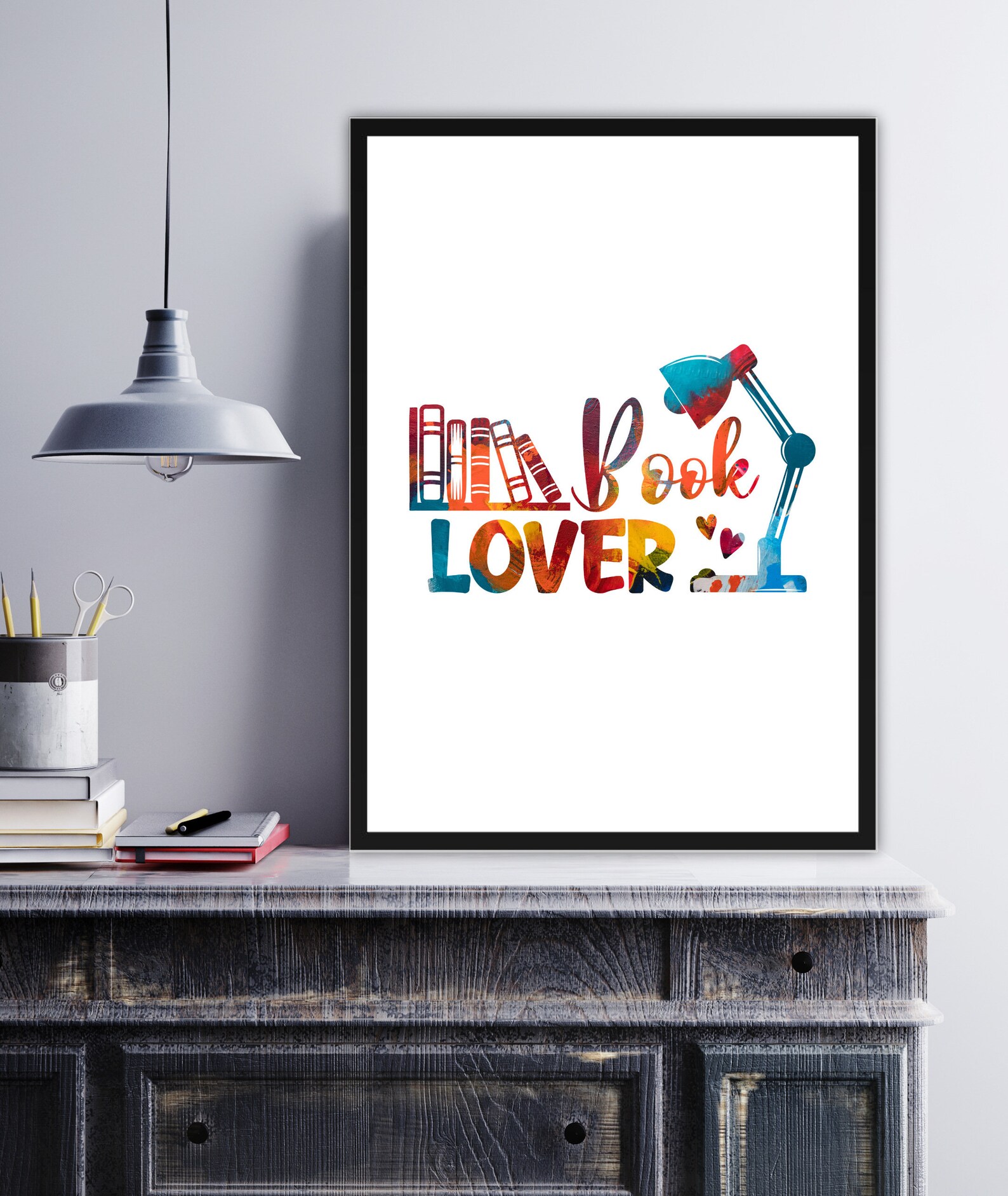 Book Lover Prints Wall Art, Quote Prints, Living Room Prints, Modern ...