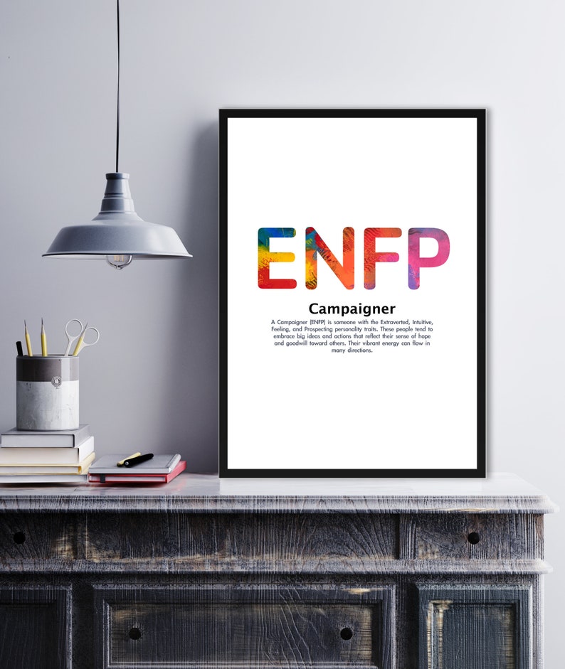 ENFP, 16 Personality Types Qoutes, Inspirational Quotes, Wall Prints ...