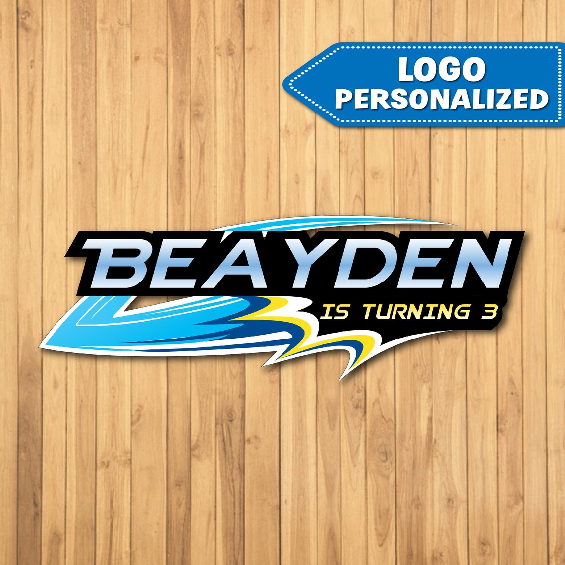 Personalized Beyblade Logo Beyblade Personalized Logo | Etsy
