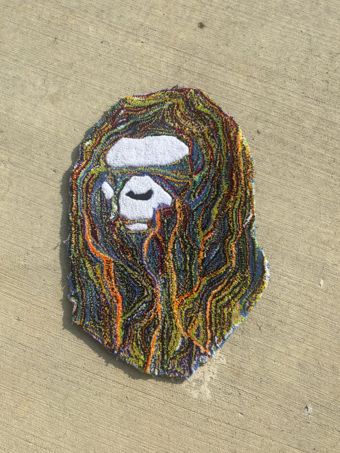 Coogie Styled Bape Head Rug - Etsy