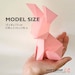 Papercraft Bunny, Printable 3D Rabbit, DIY Gift for Easter, Cute ...