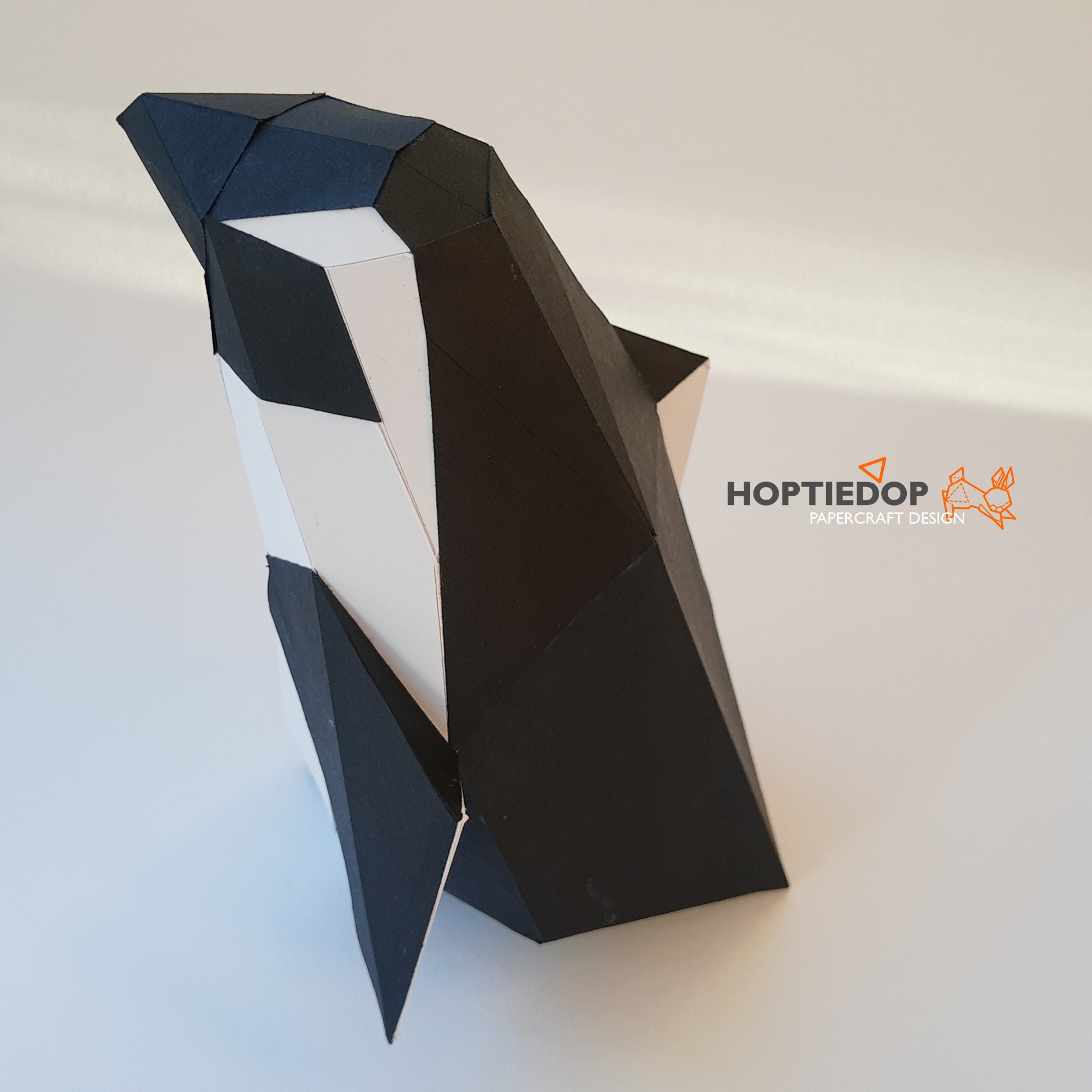Papercraft 3D Penguin Template, Printable PDF & SVG, Origami 3D Craft ...