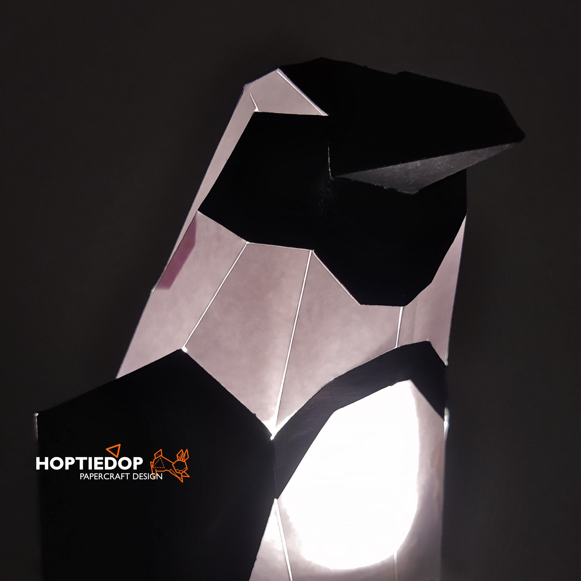 Papercraft 3D Penguin Template, Printable PDF & SVG, Origami 3D Craft ...