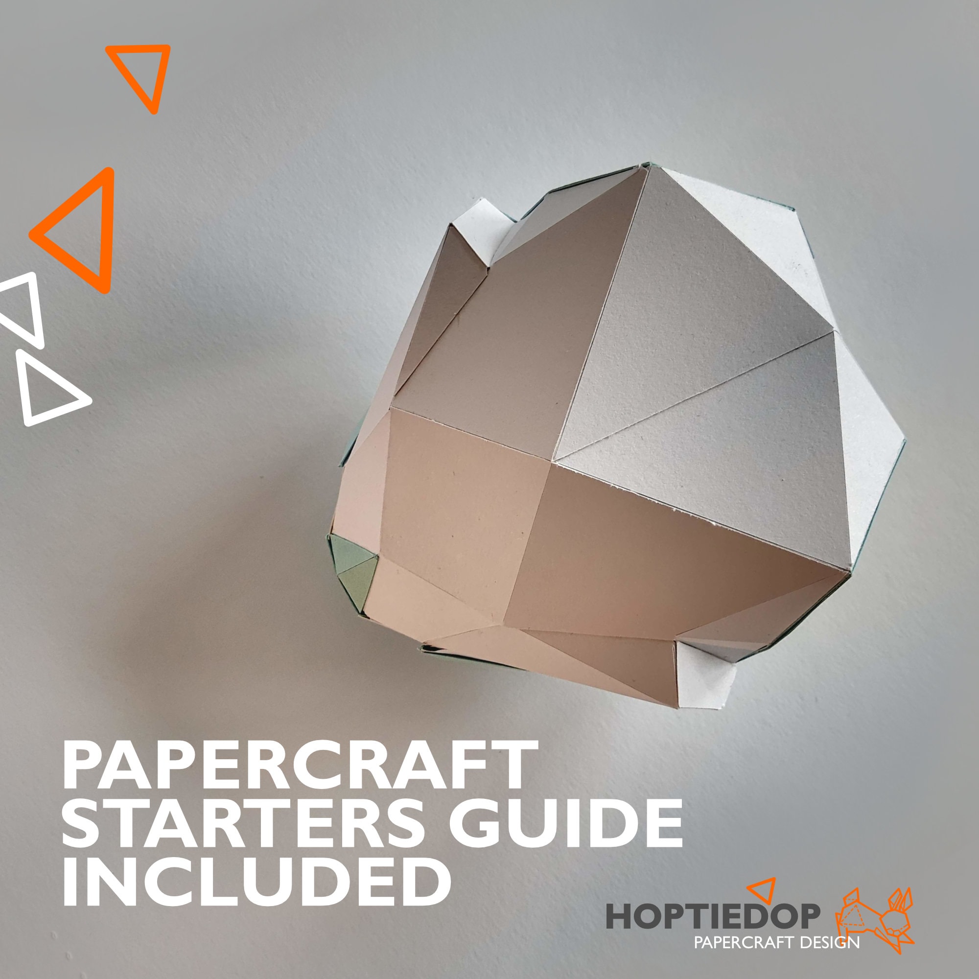 Papercraft 3D Owl Template, Printable PDF & SVG, Lowpoly Origami Bird ...