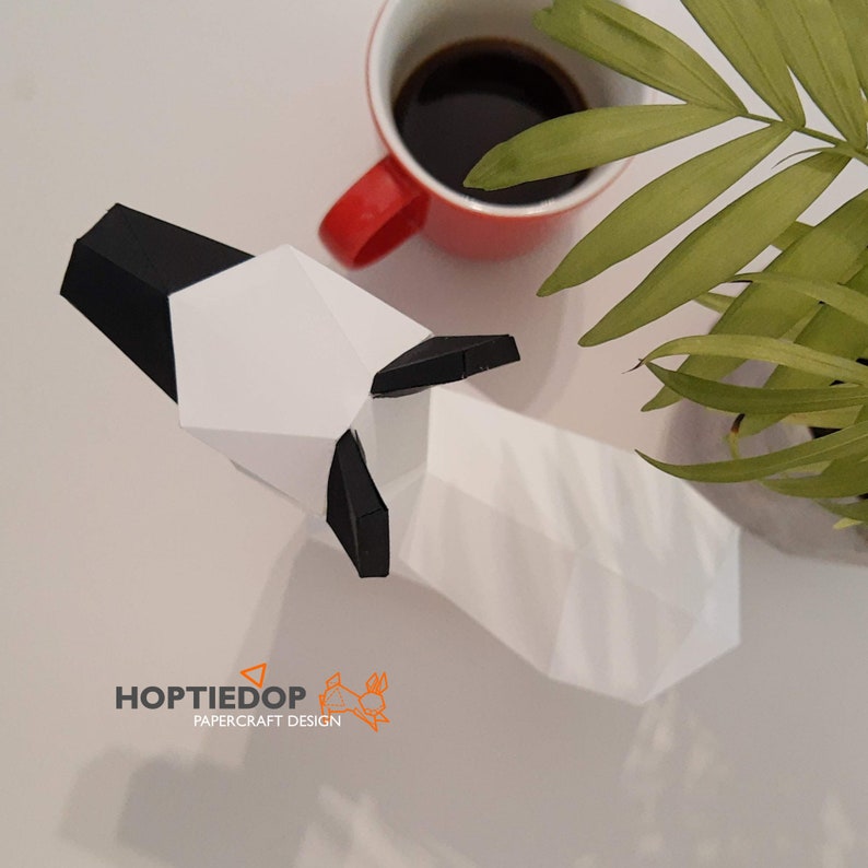 Papercraft 3D Llama Template, Printable Paper Toy Decor for on the Desk ...