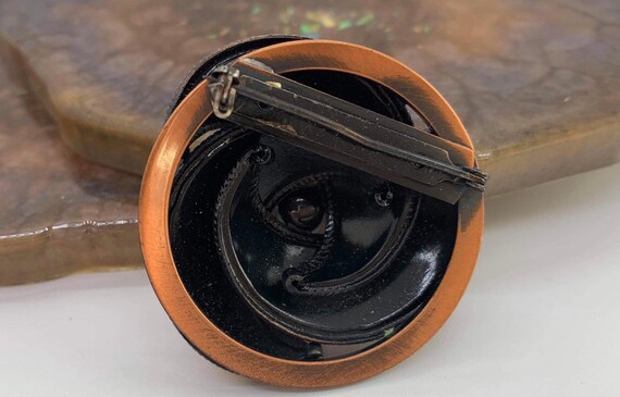 Vintage Copper Swirl Two-Tier Etched and Brushed Fini… - Gem