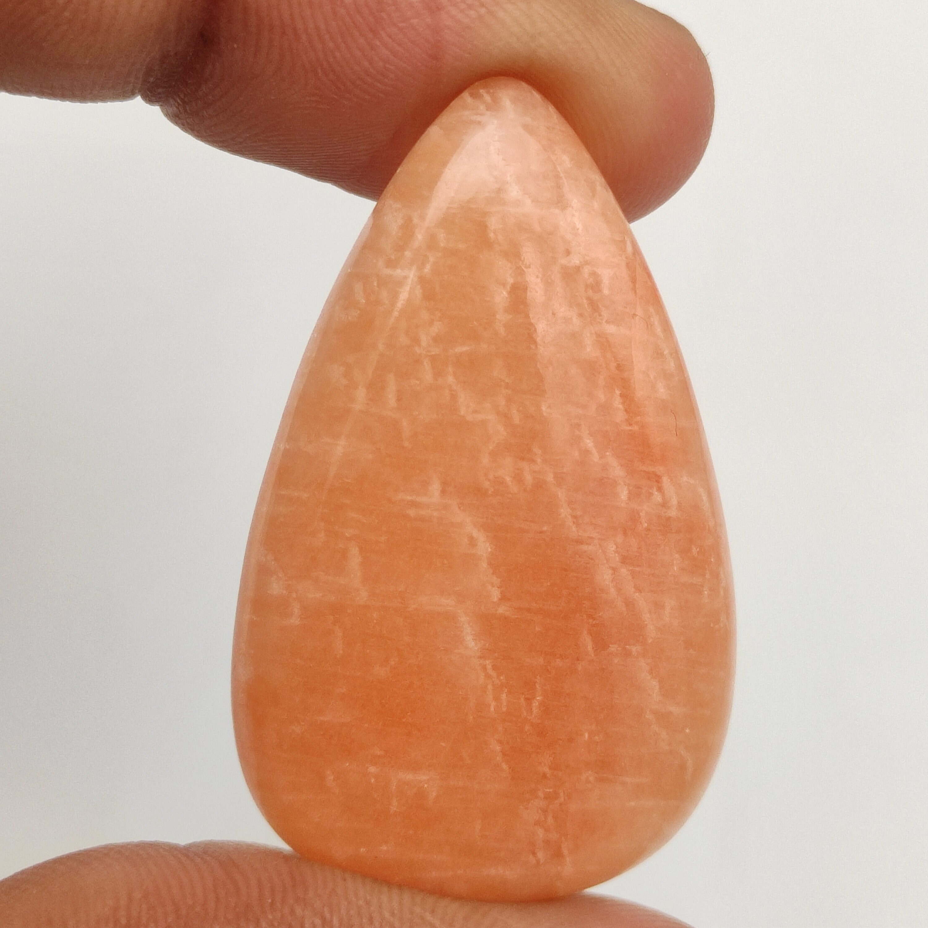 Pear Shape Peach Amazonite Cabochon 55 Carat 100% Natural Pink ...