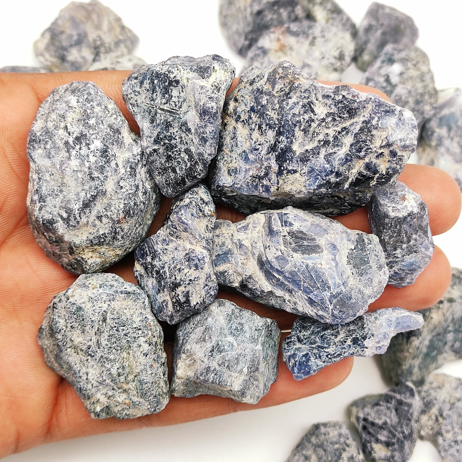 Natural Dark Blue Iolite Rough Rock Stone Raw Iolite Crystal - Etsy UK