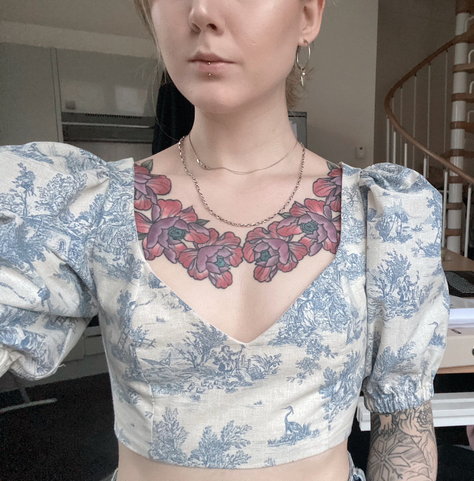 Julie Puff Sleeve Corset Style Blouse , Handmade, Made to Order Studio ...