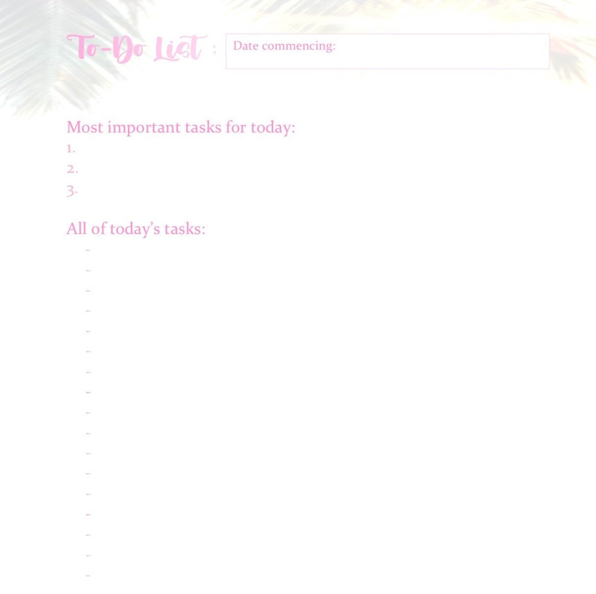 Weekly Planner Pack PDF Printable - Etsy