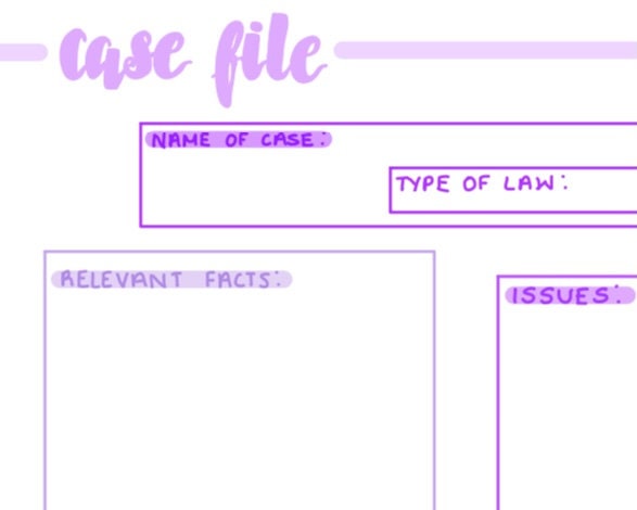 Case File Template Pack 5 Colours Included - Etsy
