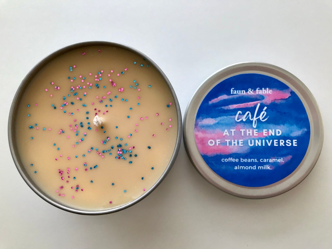 CAFE at the End of the UNIVERSE coffee Beans, Caramel, Almond Milk 7oz ...