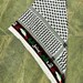 Keffiyeh Shemagh Embroidered With Hand Embroidery With A Palestinian ...