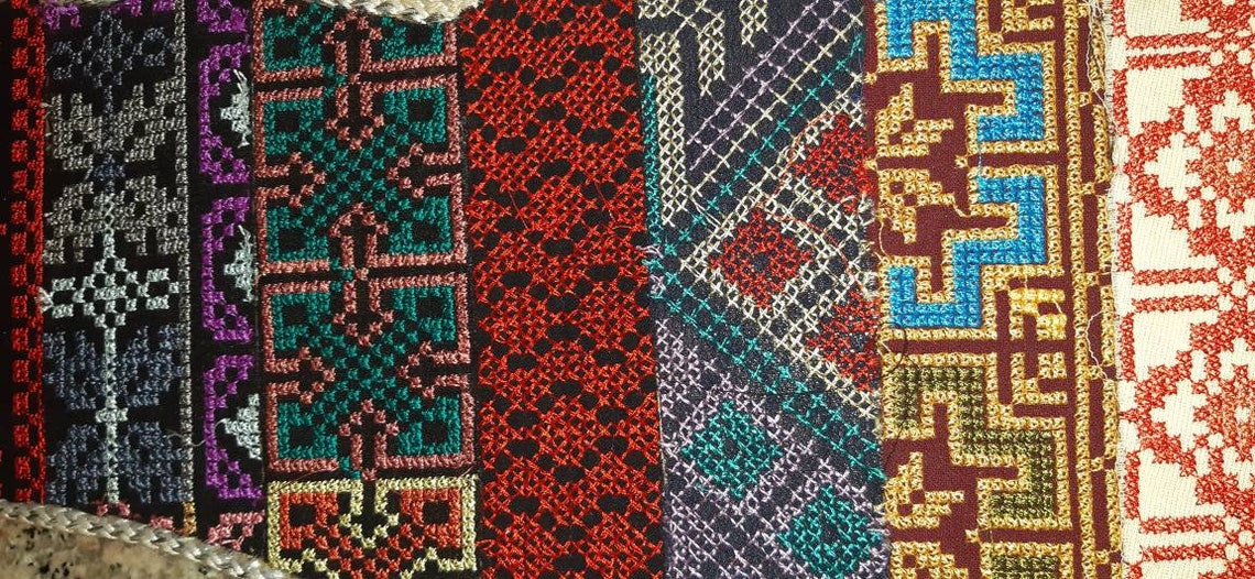 Hanging Tatreez Map Wall Hanging Made in Jordan - Etsy