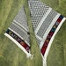 Keffiyeh Shemagh Embroidered With Hand Embroidery With A Palestinian ...