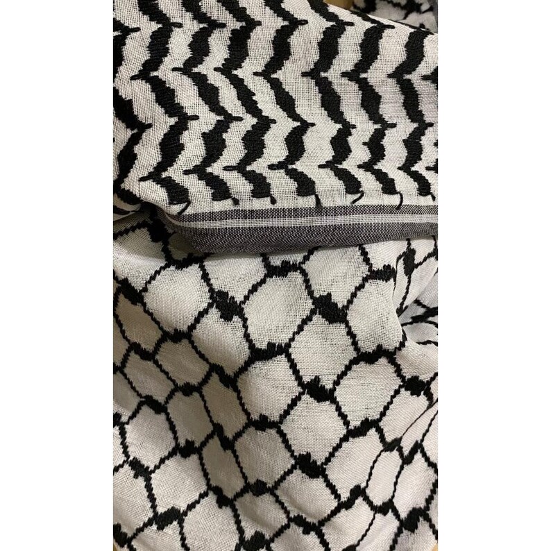 Arab Scarf Shawl Shemagh Headscarf Handmade in Jordan Traditional ...