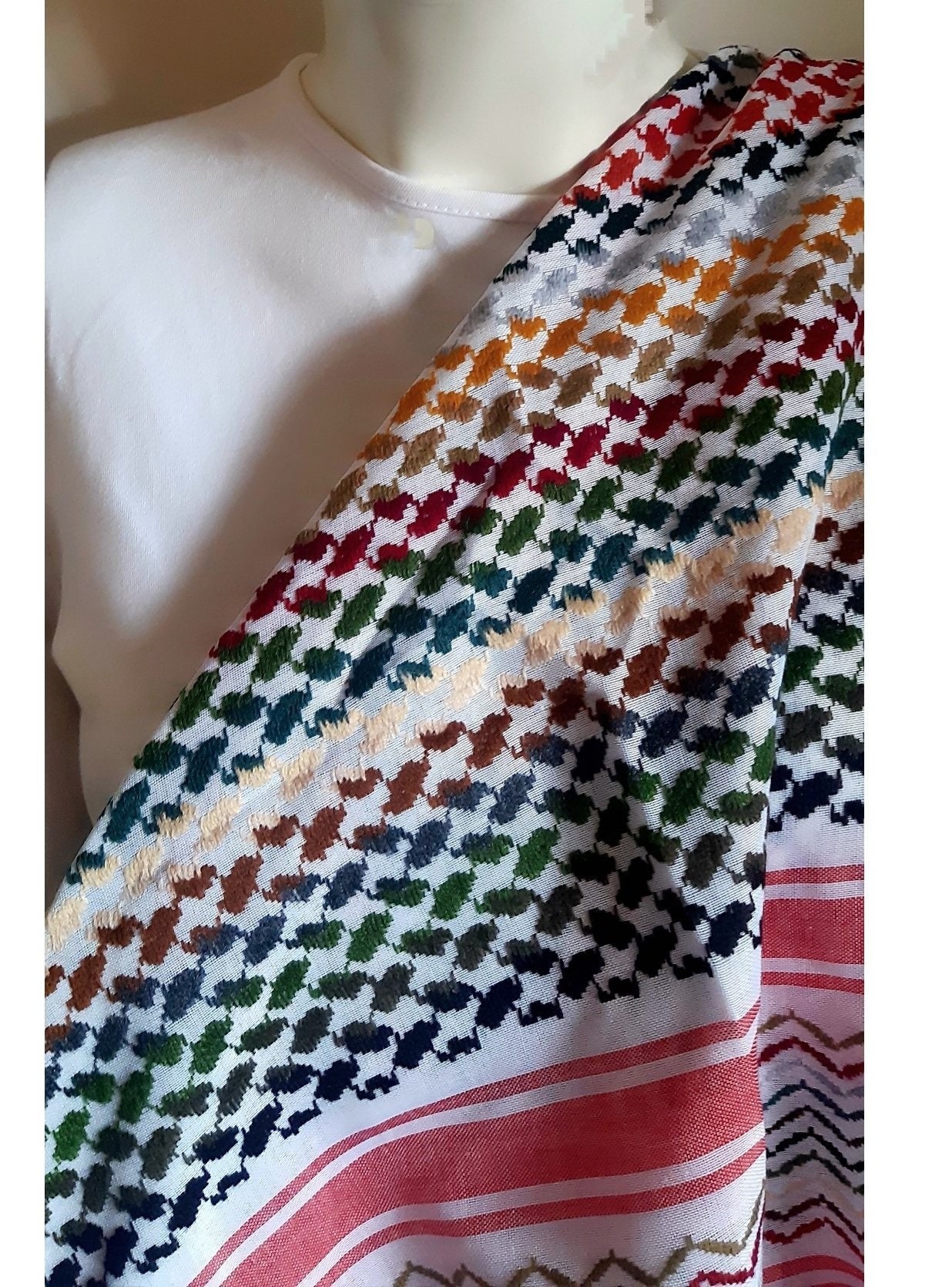 Palestine Scarf, Kuffiyeh Kofya Bandana, Unique Vintage Hatta Dress ...